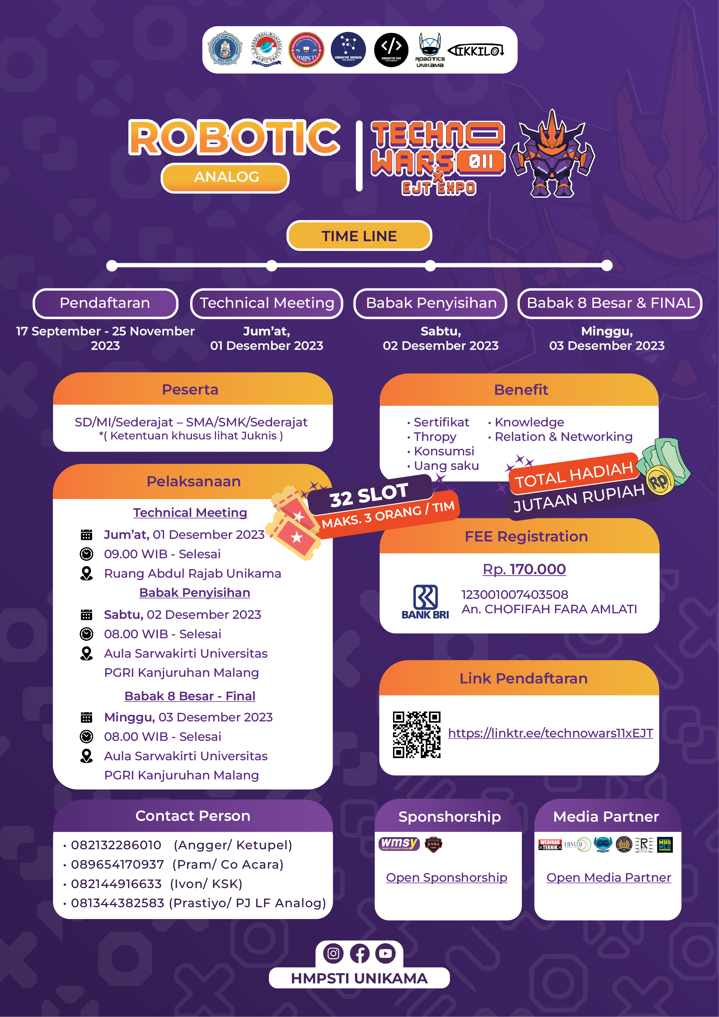 Technowars 11 x EJT Expo. HMPS Teknik Informatika - Program Studi Teknik Informatika